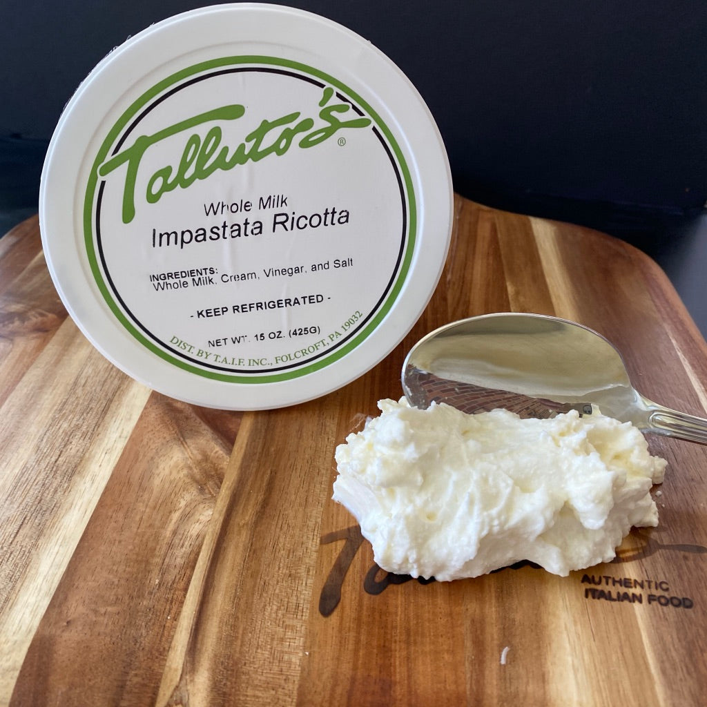 Talluto's Whole Milk Impastata Ricotta - 15 oz. | Talluto's Pasta