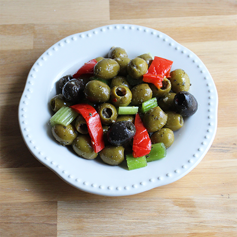Marinated Sicilian Olive Salad - 1 pint | Talluto's Pasta